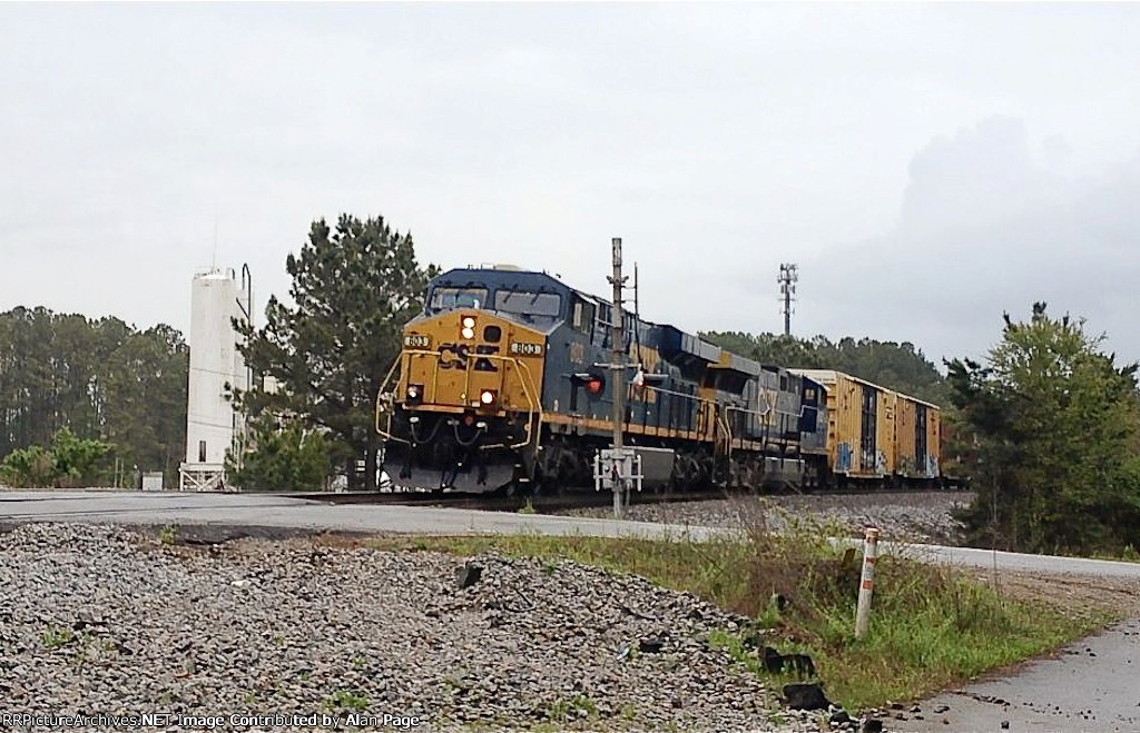 CSX ES44AH 803 and AC44CW 602